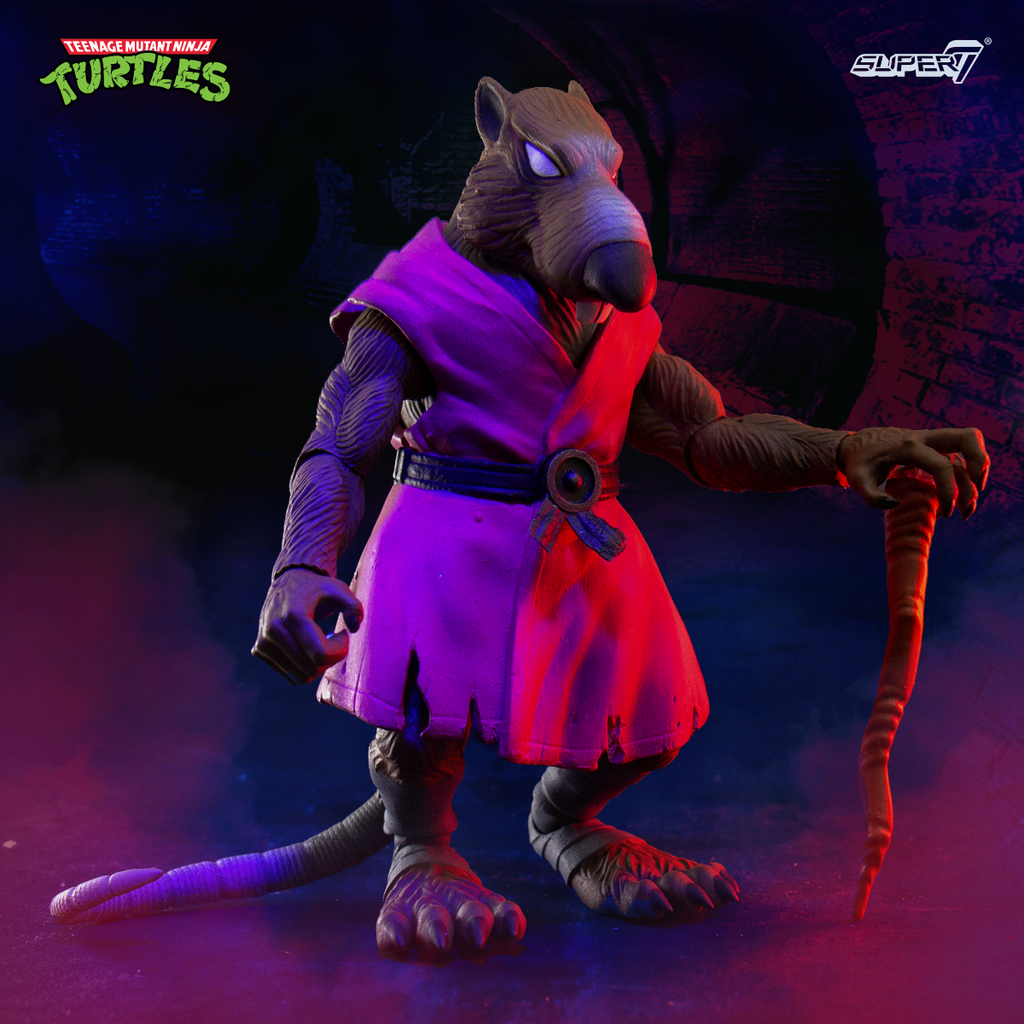 Super 7 TMNT Master Splinter Teenage Mutant Ninja Turtles Action Figure ...