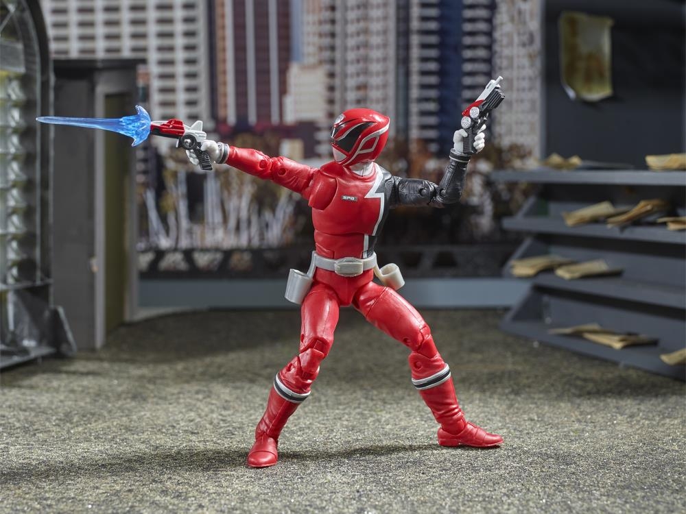 Power Rangers Lightning Collection S.P.D Red Ranger Action Figure ...