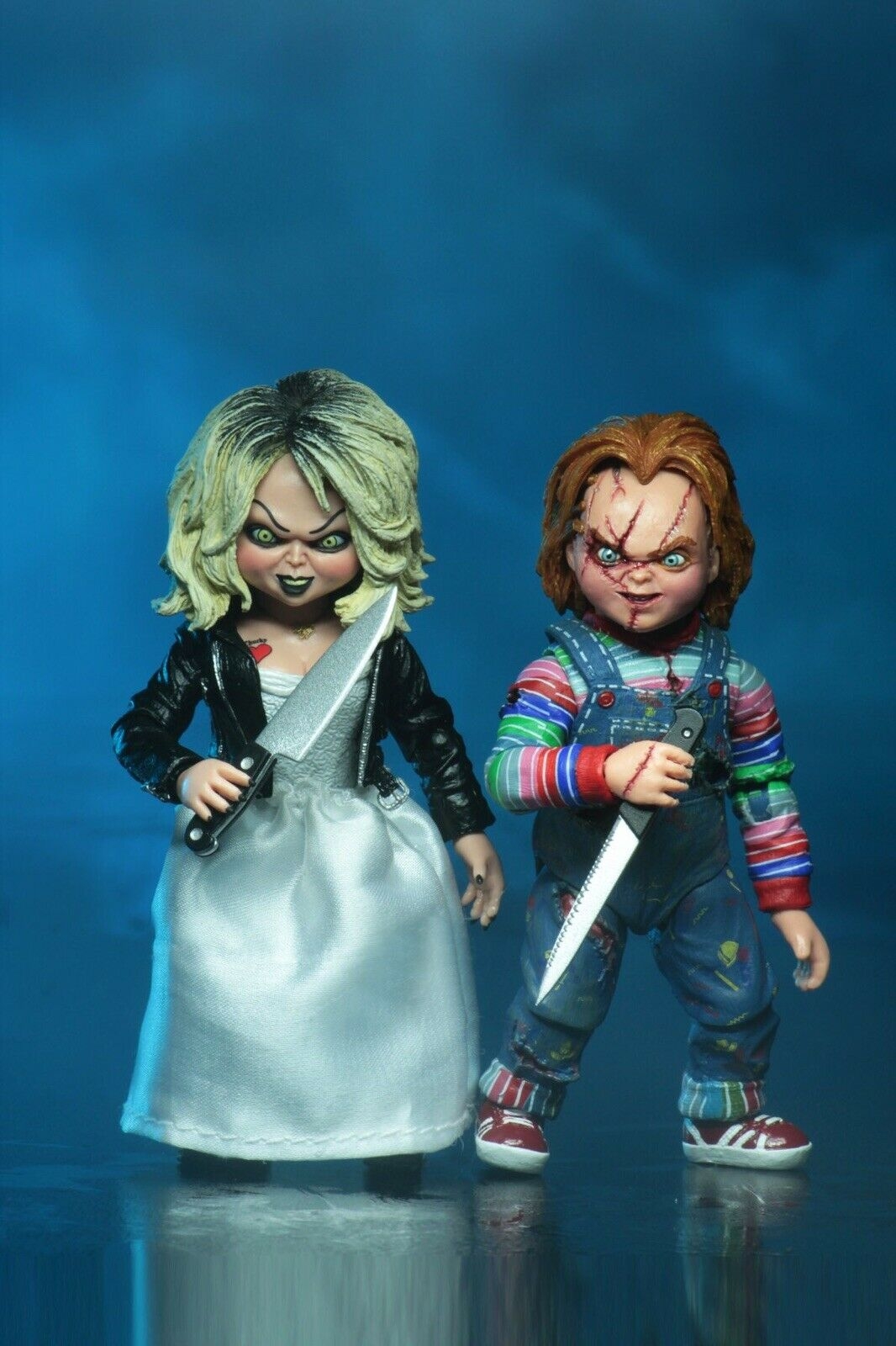 NECA Bride of Chucky – Ultimate Chucky and Tiffany 2 Pack – Kapow Toys