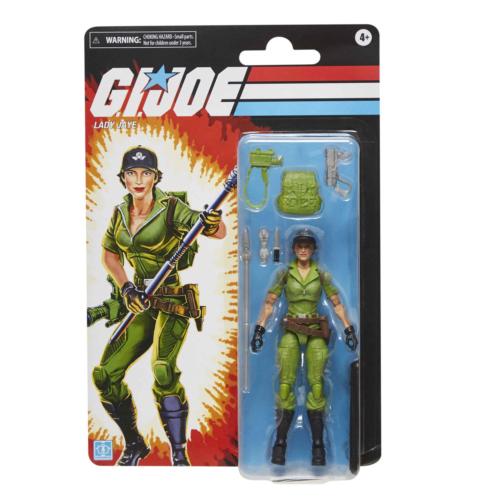 G.I. Joe Classified Retro Lady Jaye 6 Inch Action Figure – Kapow Toys