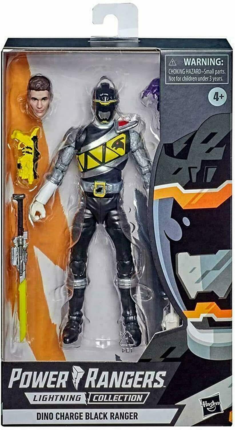Power Rangers Lightning Collection Dino Charge Black Ranger 6″ Action ...