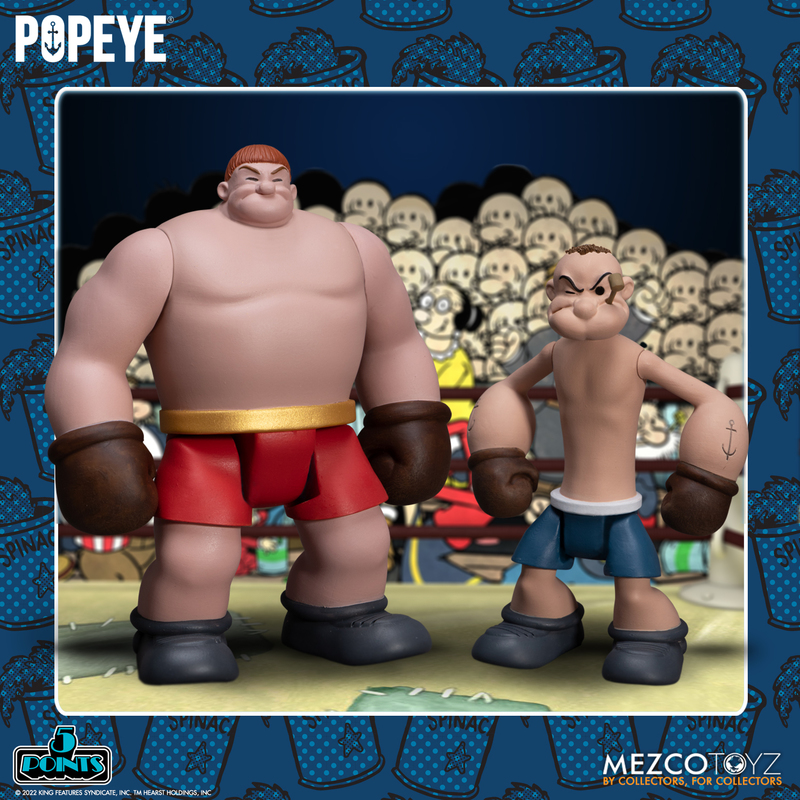 Mezco 5 Points Popeye and Oxheart Boxed Set – Kapow Toys