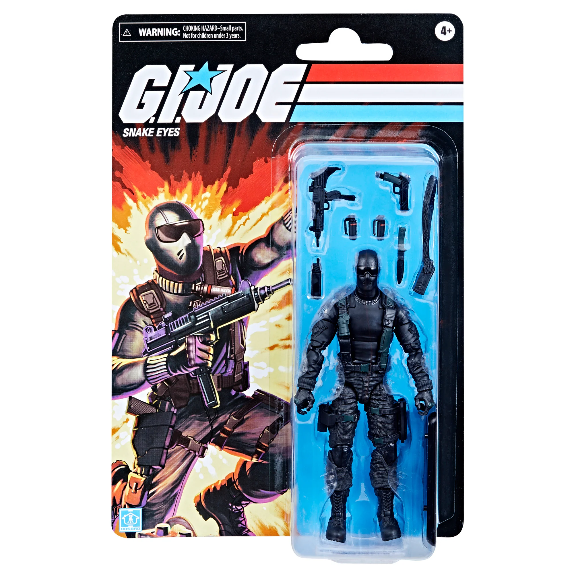G.I.Joe Classified Retro Series Snake Eyes 6 Inch Action Figure ...