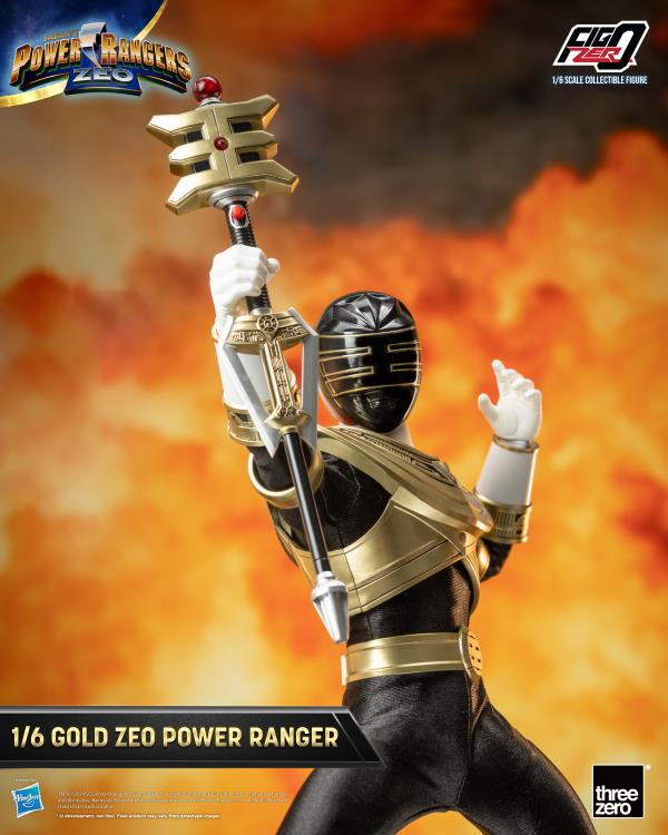 Threezero FigZero Power Rangers Zeo Gold Zeo Ranger 1/6 Scale Figure ...