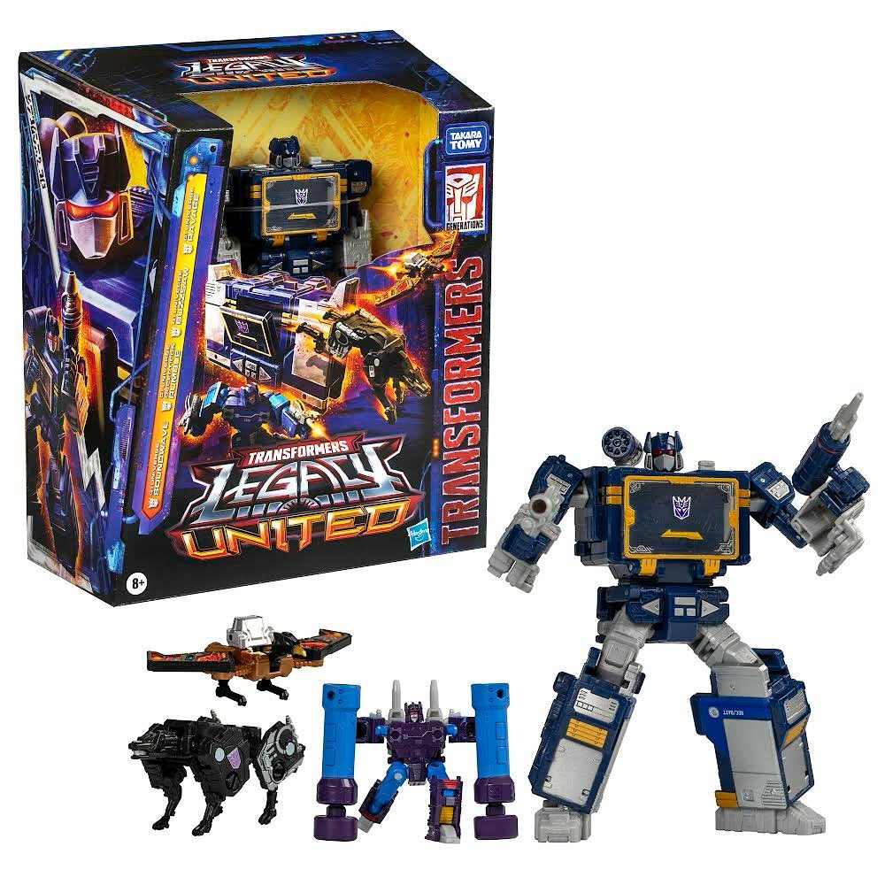 Transformers legacy United Leader Soundwave and Cassettes – Kapow Toys