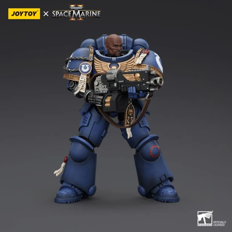 Joytoy Warhammer 40K Space Marine 2 Ultramarines Brother Chairon 14cm ...