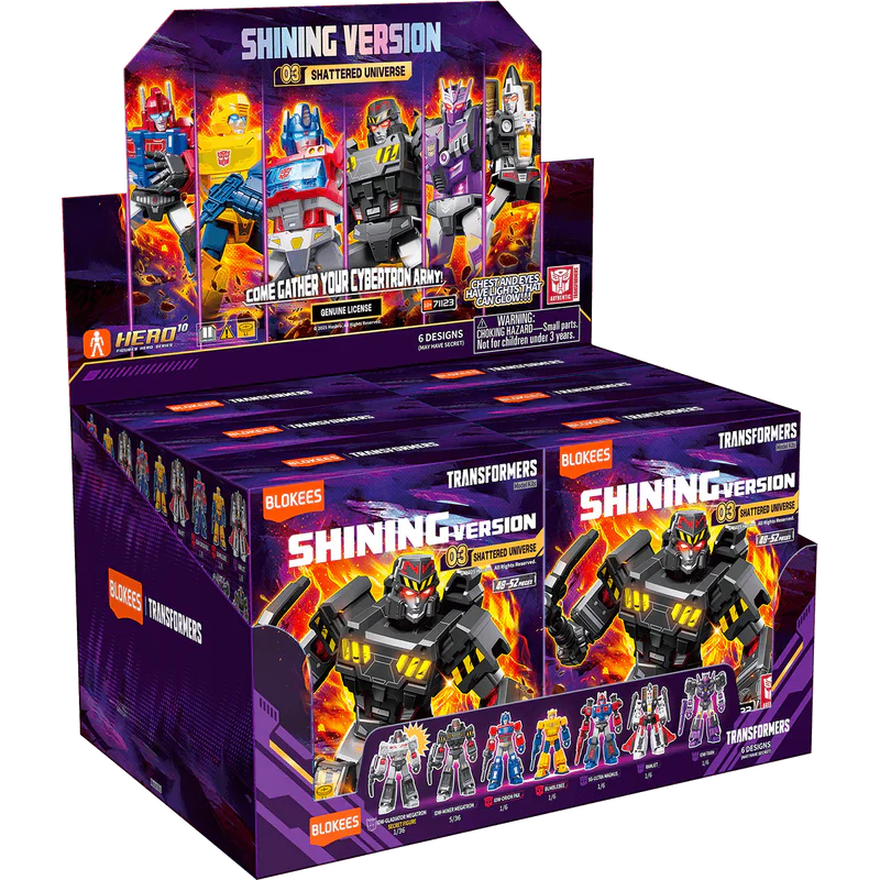 Transformers Blokees Shining Wave 3 Shattered Universe Sealed Case of 6 ...