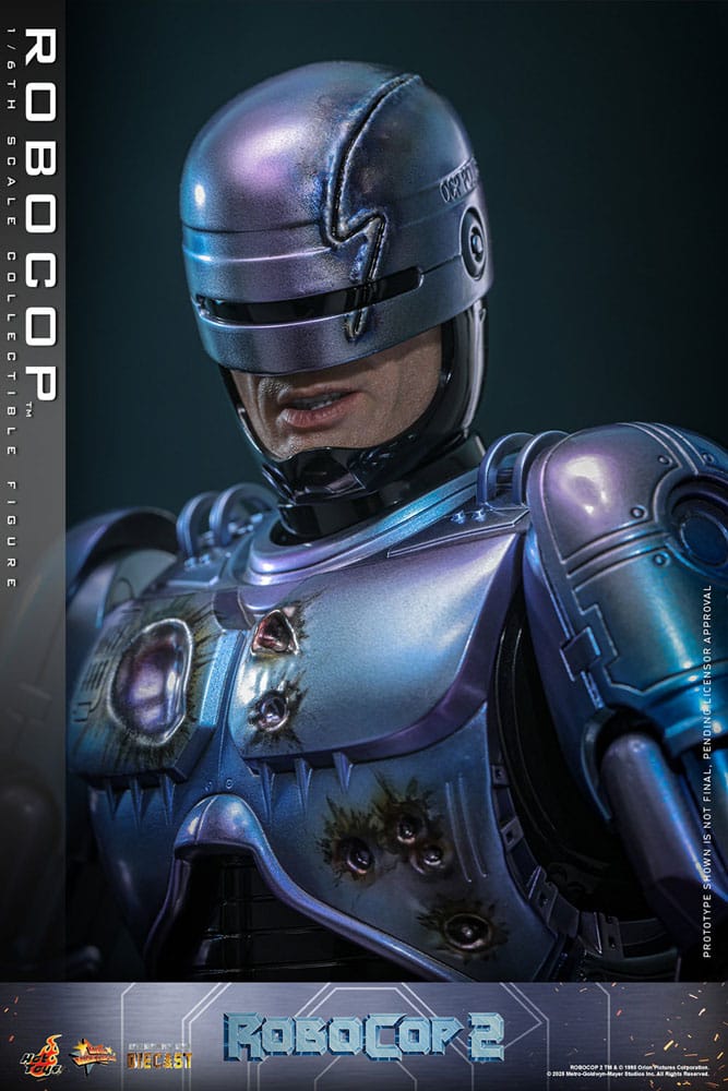 Hot Toys Movie Masterpiece RoboCop 2 RoboCop Diecast Action Figure ...